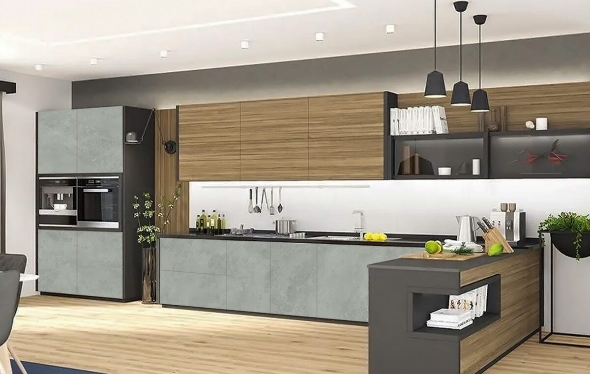 MDF MAT 390 Gri Piatra 2800x1220x 18mm AGT | Johanes Qualitat